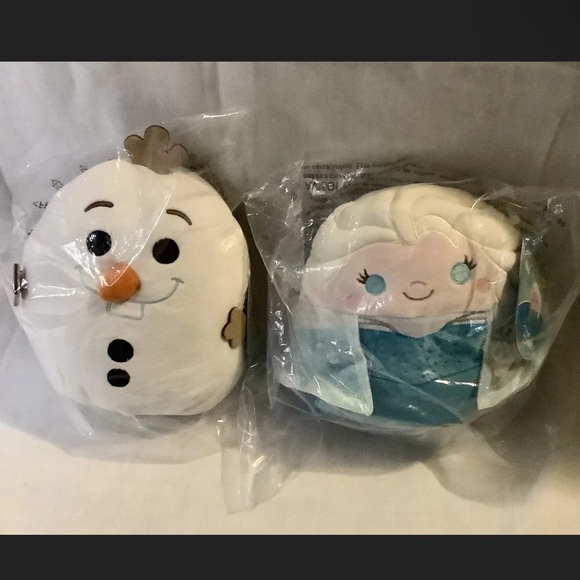 Squishmallows | Toys | Squishmallow Disney Olaf And Elsa 8in Set Sealed ...